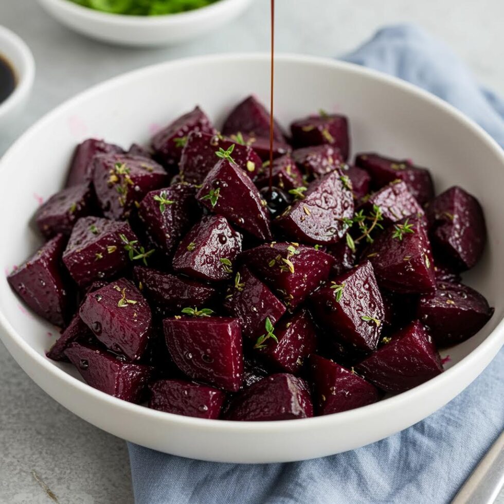 Vegan Balsamic Roasted Beets Recipe - Healthy Recipes